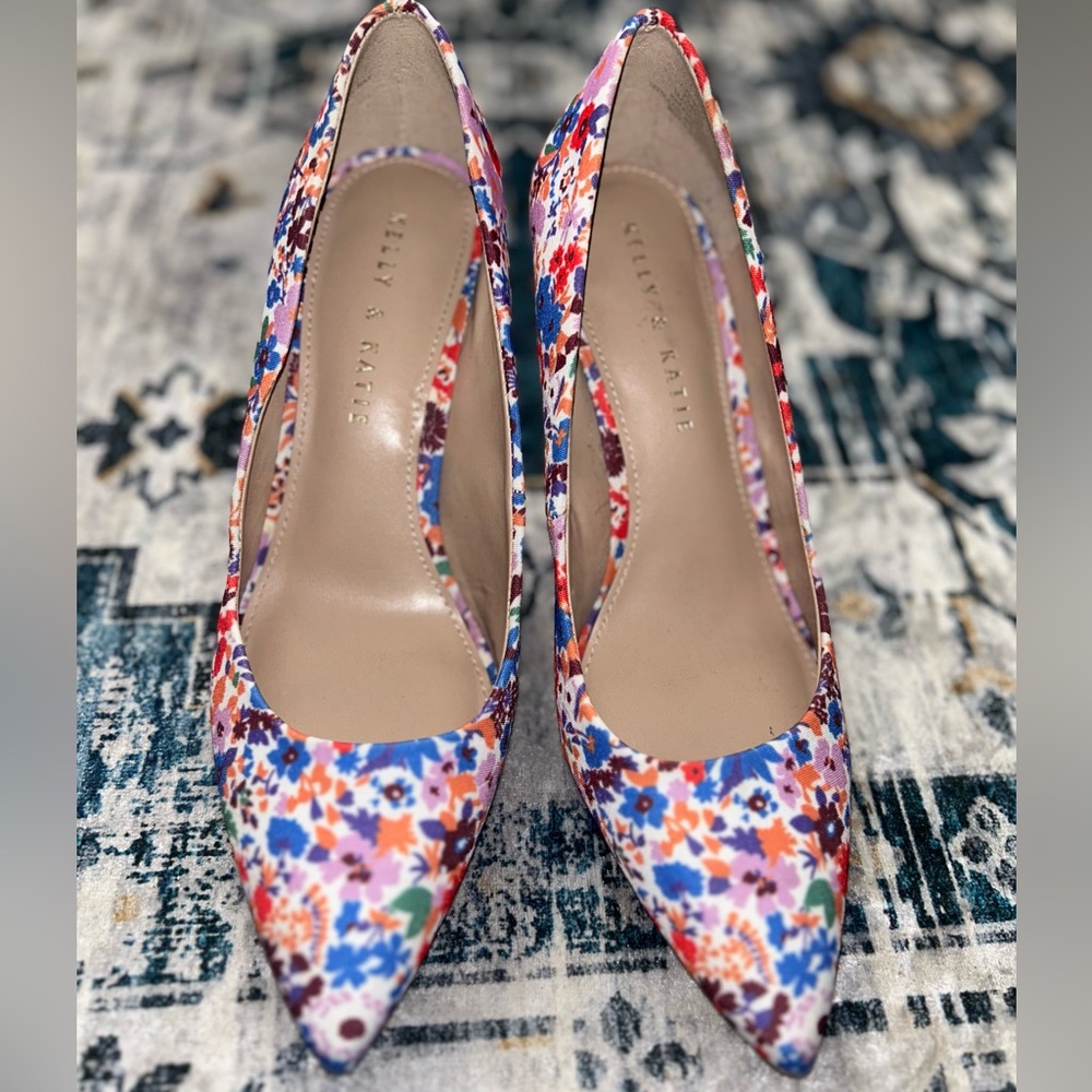 Kelly And Katie Misha Pumps Multi Floral - Gem